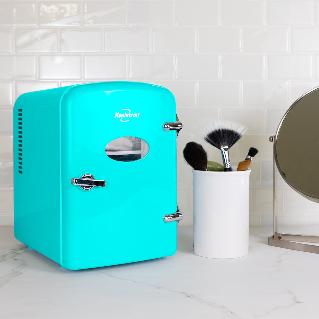 Koolatron Retro Portable Mini Fridge | 4 liter | Aqua