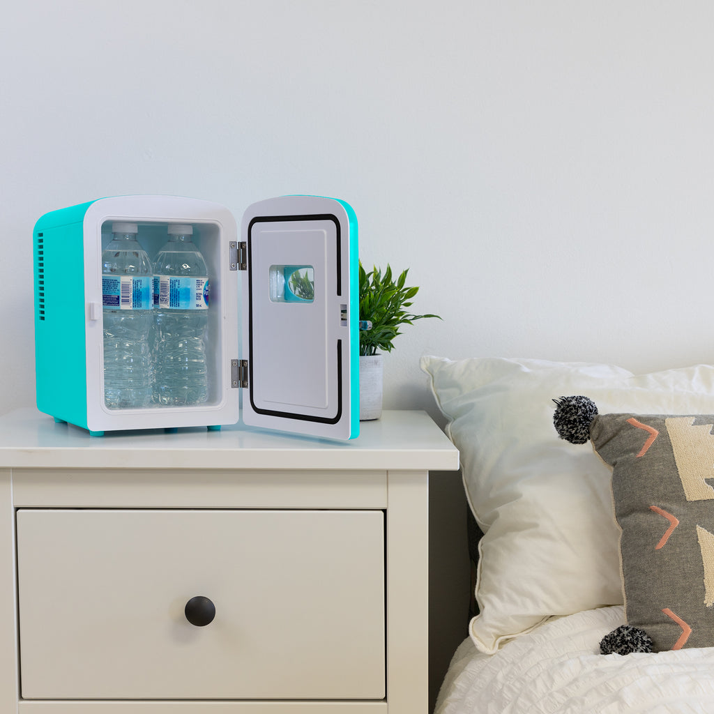 Koolatron Retro Portable Mini Fridge | 4 liter | Aqua